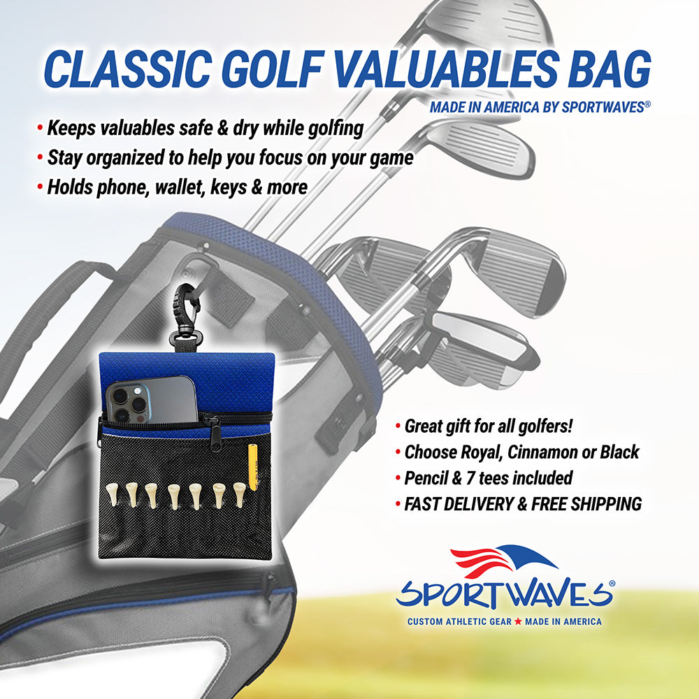 Classic Golf Valuables Bag – Sportwaves Unlimited